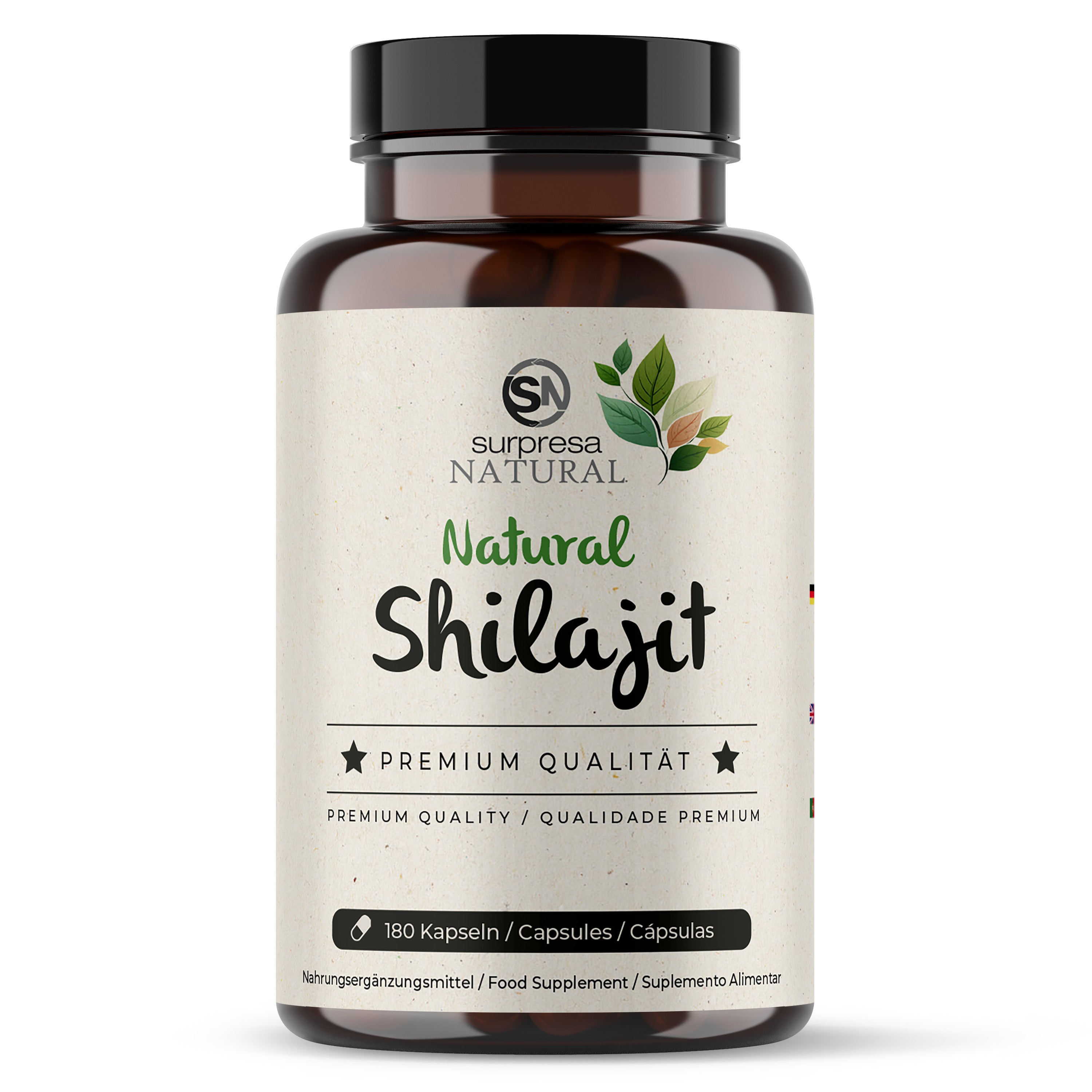 Shilajit Kapseln hochdosiert – 50% Fulvinsäure, vegan – Surpresa ...